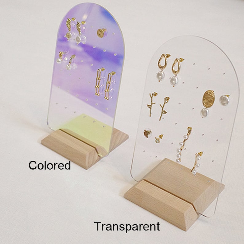Acrylic Earring Display Earrings Stand Earring Holder DS1390 | Etsy