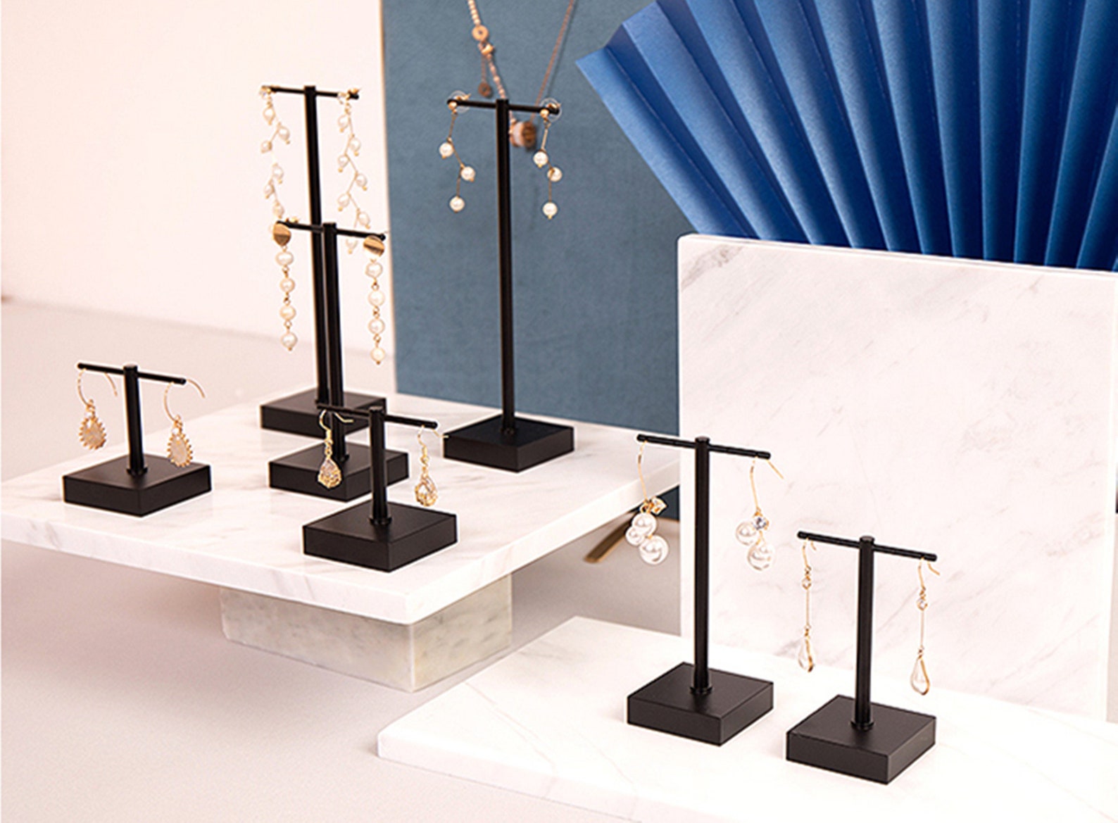 T-bar Earring Stand Black Jewelry Display Earring - Etsy