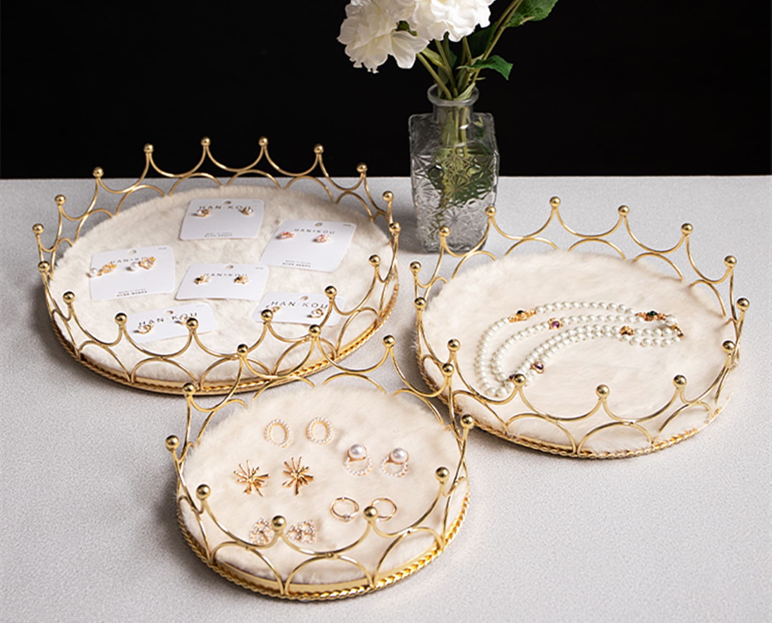 Velvet Jewelry Tray Jewelry Display Jewelry Organizer Trays | Etsy