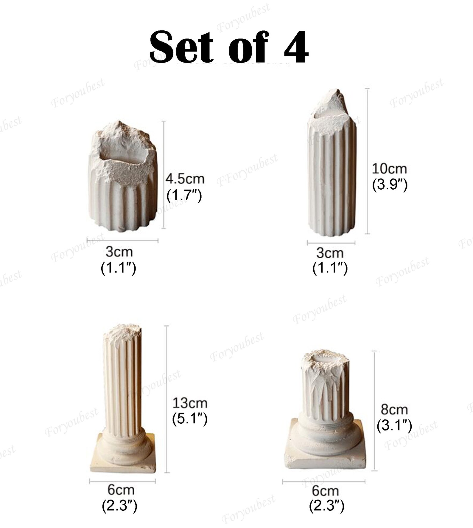 Gypsum Ring Display, Ring Stand Holder, White Ring Display, Wedding ...