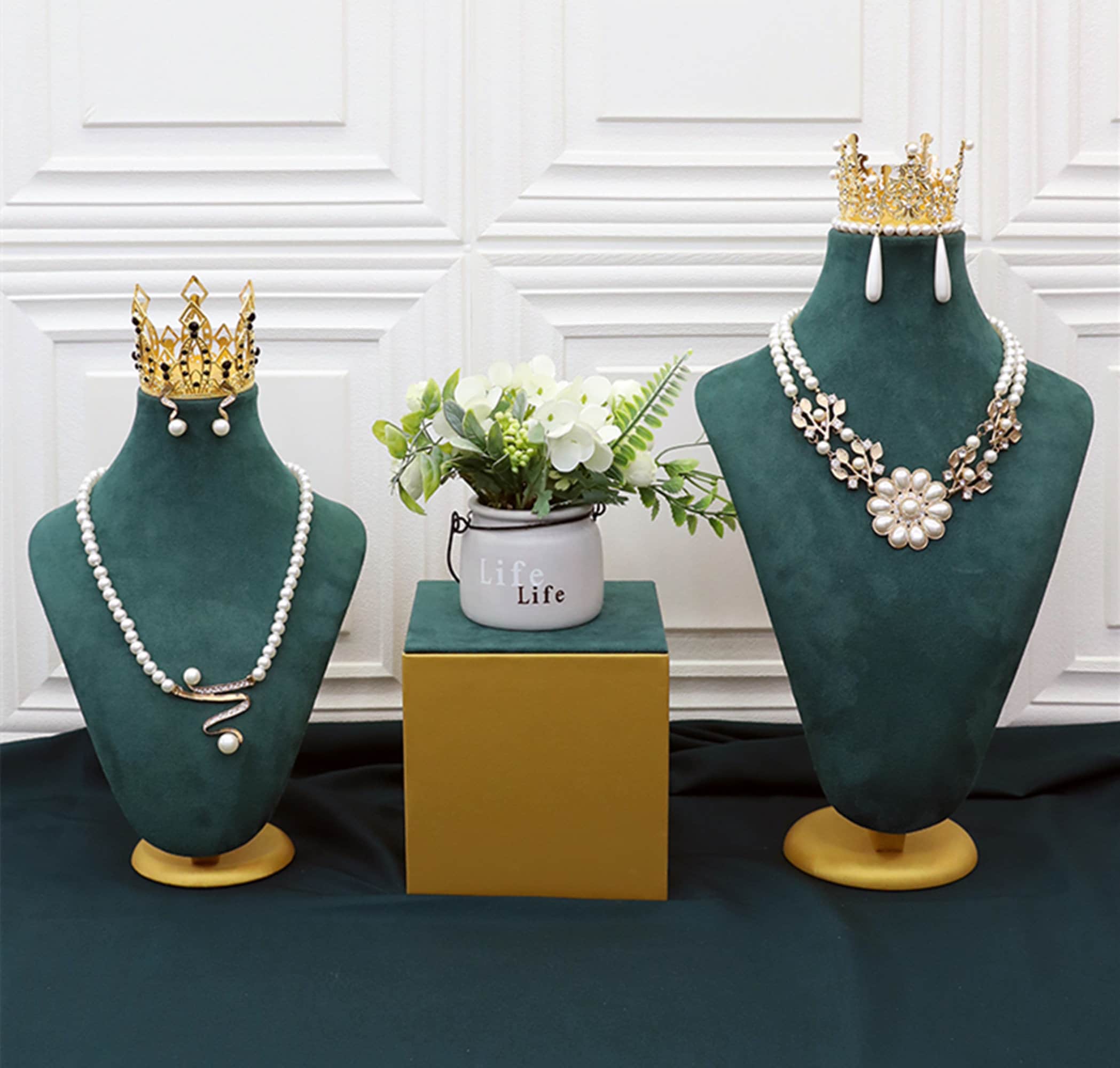 Green Jewelry Display Jewelry Organizer Stand Jewellery - Etsy