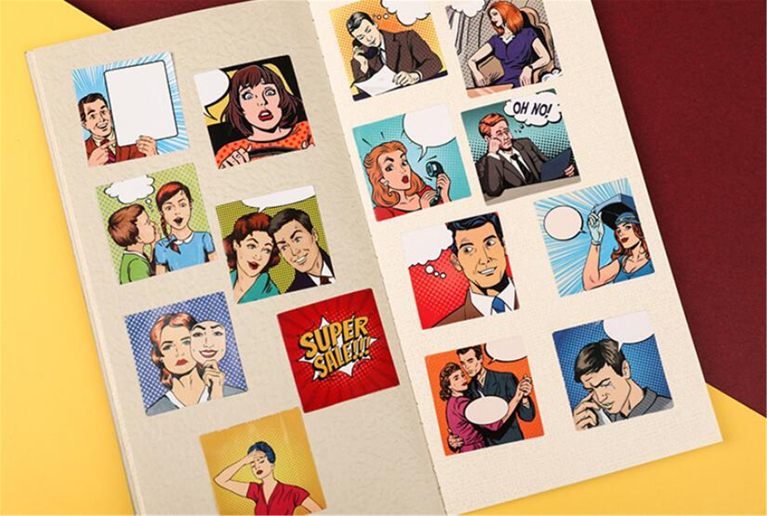 Mr. Popper Stickers Stickers Pack Sticker Set Kiss-Cut | Etsy