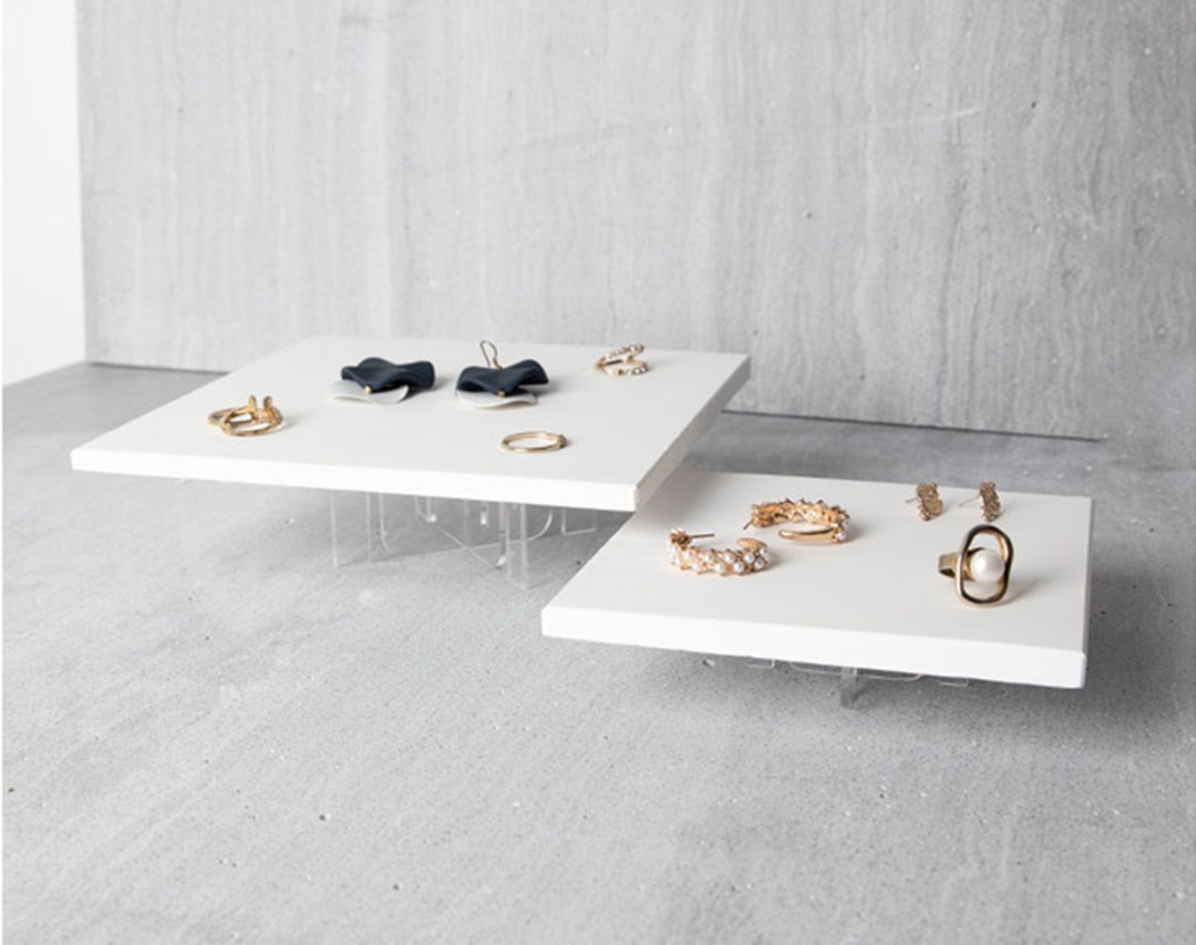 Gypsum Display Tray, White Jewelry Display Tray, Jewelry Organizer Tray ...