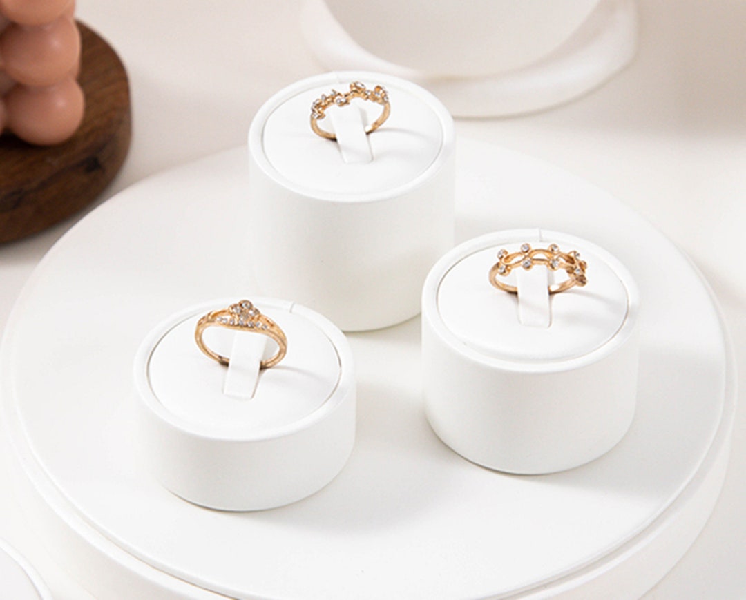 White Ring Display, Ring Organizer Stand, Ring Stand Holder,ring ...