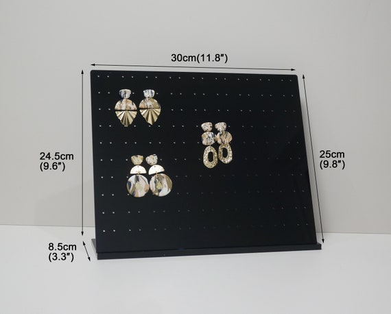 Acrylic Earrings Display Black Earring Stand Jewelry Organizer Stand earring Holder DS2025 Etsy