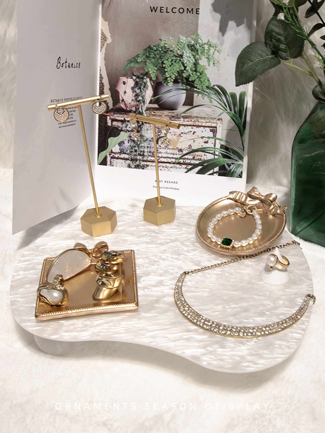 Acrylic Jewelry Display Jewelry Display Tray White Jewelry - Etsy