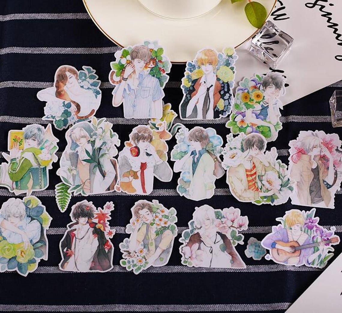 The flower boys Cute Stickers / Kawaii Stickers / New Stickers | Etsy