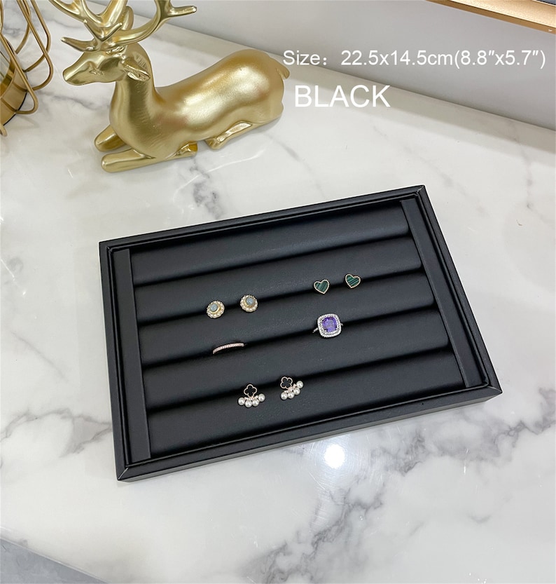 Faux Leather Ring Display Ring Organizer Stand Ring Stand | Etsy