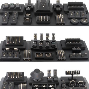Black Jewelry Display, Black Ring Display, Accessories Display, Jewelry ...