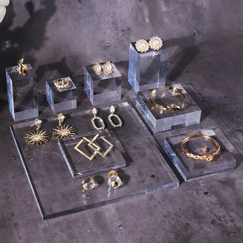 Acrylic Ring Display White Jewelry Display Ring Stand Holder - Etsy