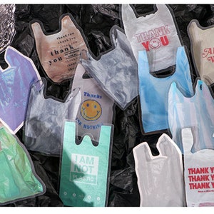 Shopping bag stickers pack Decorative sticker pack Sticker | Etsy