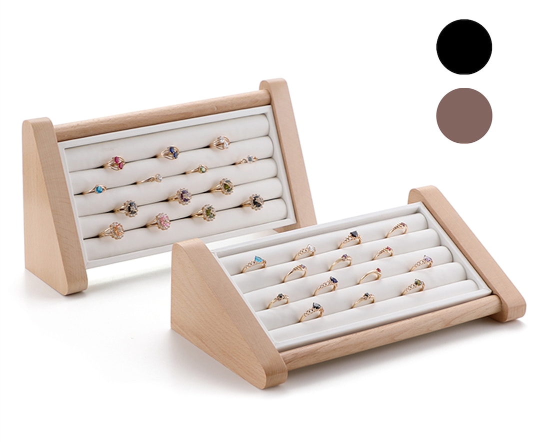 Wood Ring Display, Ring Organizer Stand, Ring Stand Holder,ring Tray ...