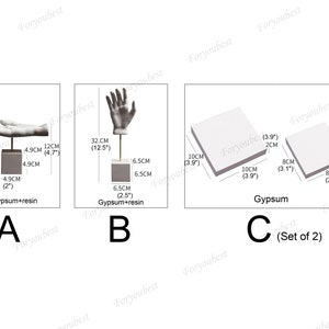 Gypsum Jewelay Display, Jewelry Organizer Stand, White Jewelry Display ...