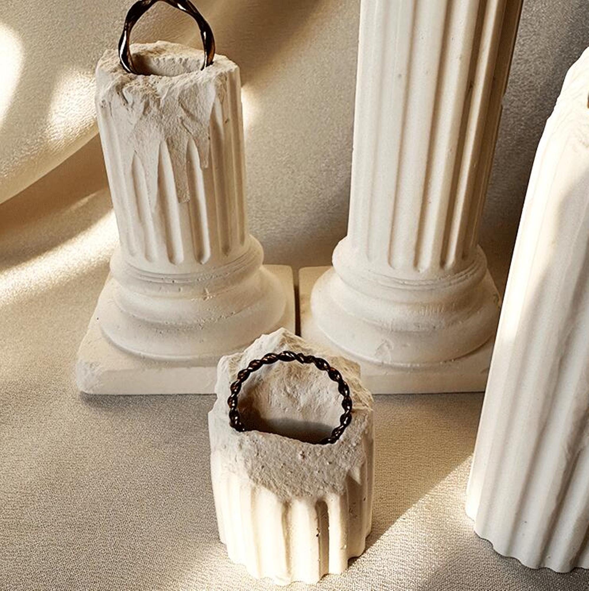 Gypsum Ring Display, Ring Stand Holder, White Ring Display, Wedding ...