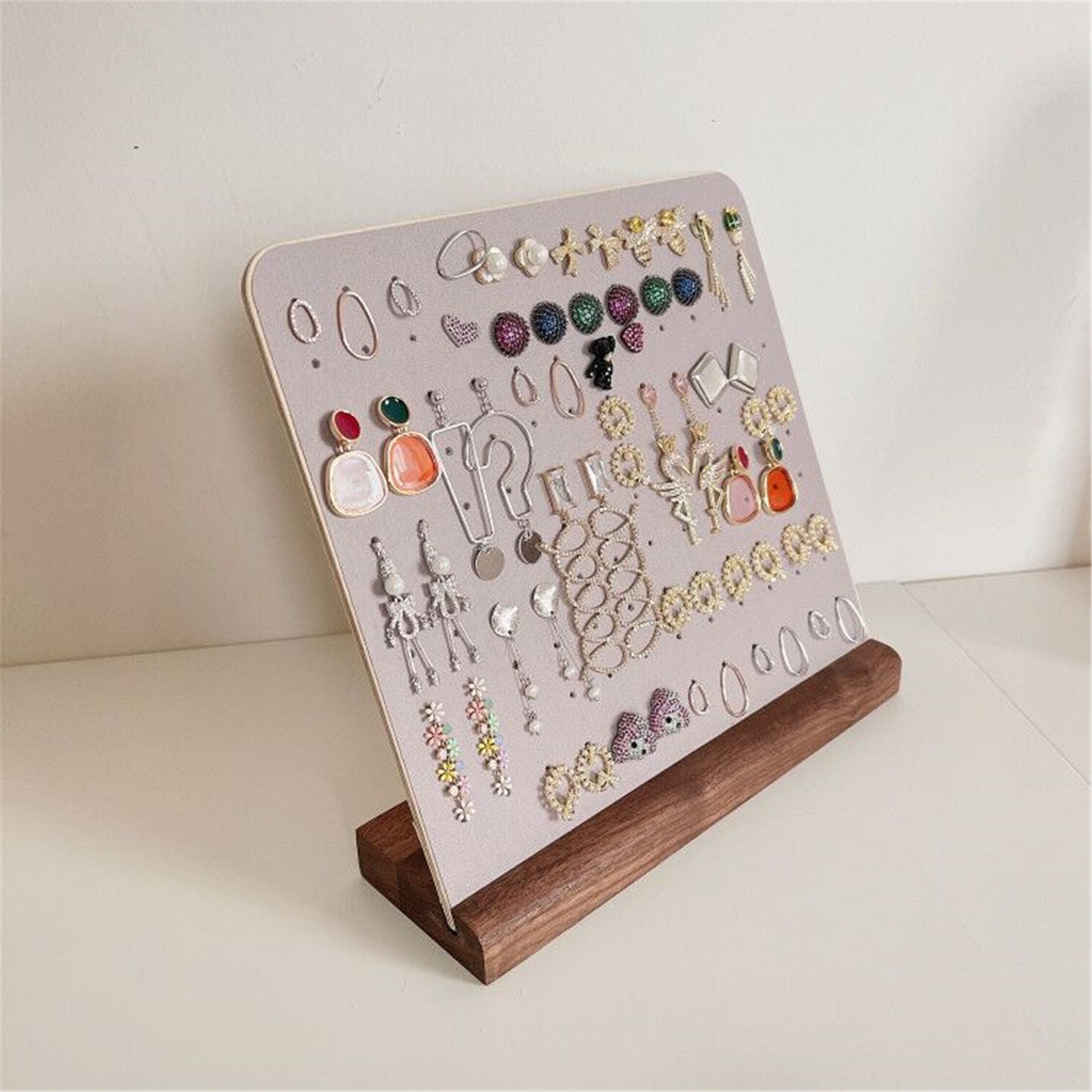 Wood earring display earring holder earrings display | Etsy