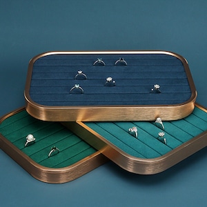 Ring Display Trays, Rings Display Trays, Velvet Jewelry Display DS1265 ...