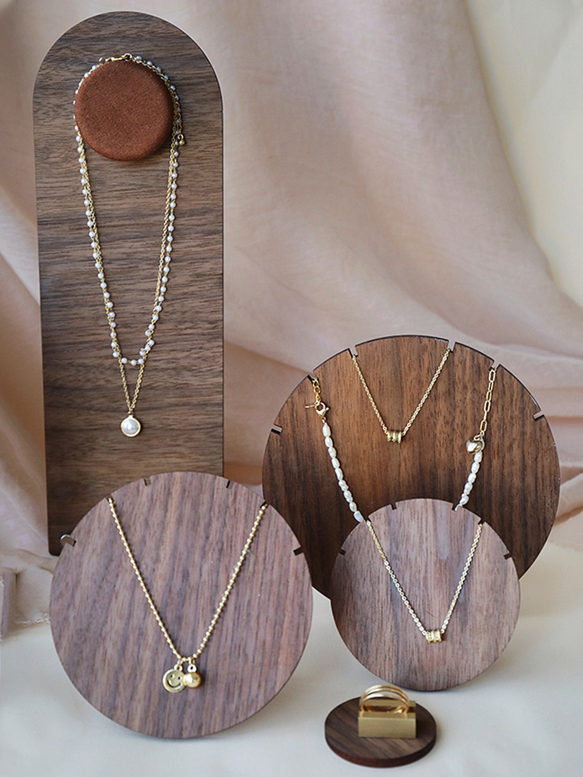 Wood Necklace Display Necklace Holder Wood Necklace Display - Etsy