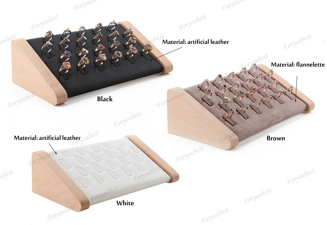 Wood Ring Display Ring Organizer Stand Ring Stand - Etsy