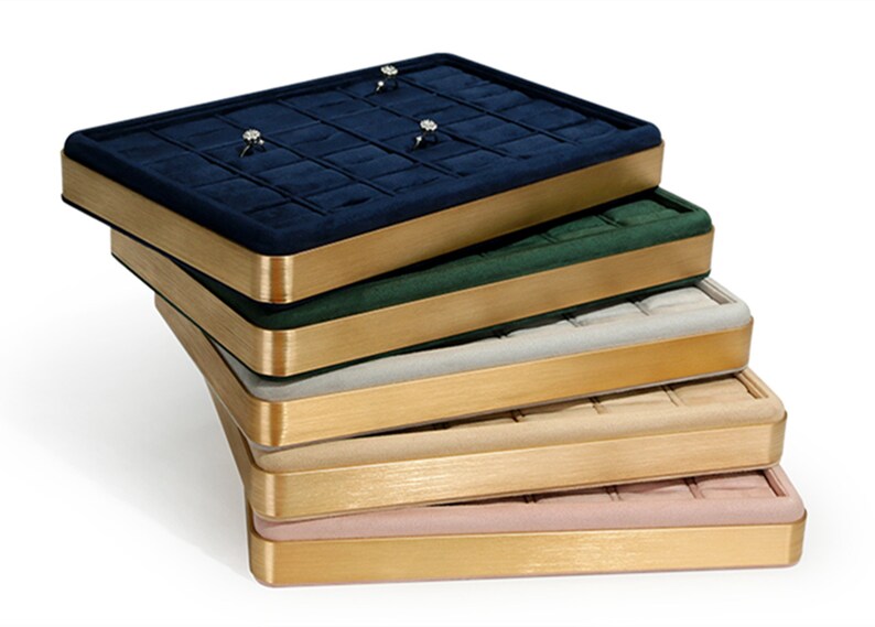 Velvet Ring Display Trays Rings Display Trays Velvet Jewelry - Etsy