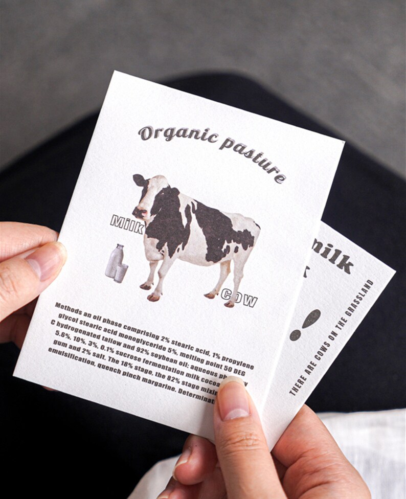 Cow and milk Sticker Set Stickers Pack Decorative sticker | Etsy