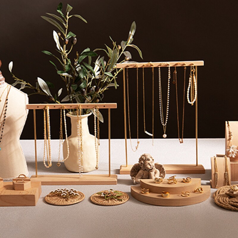 Wood Necklace Display - Etsy
