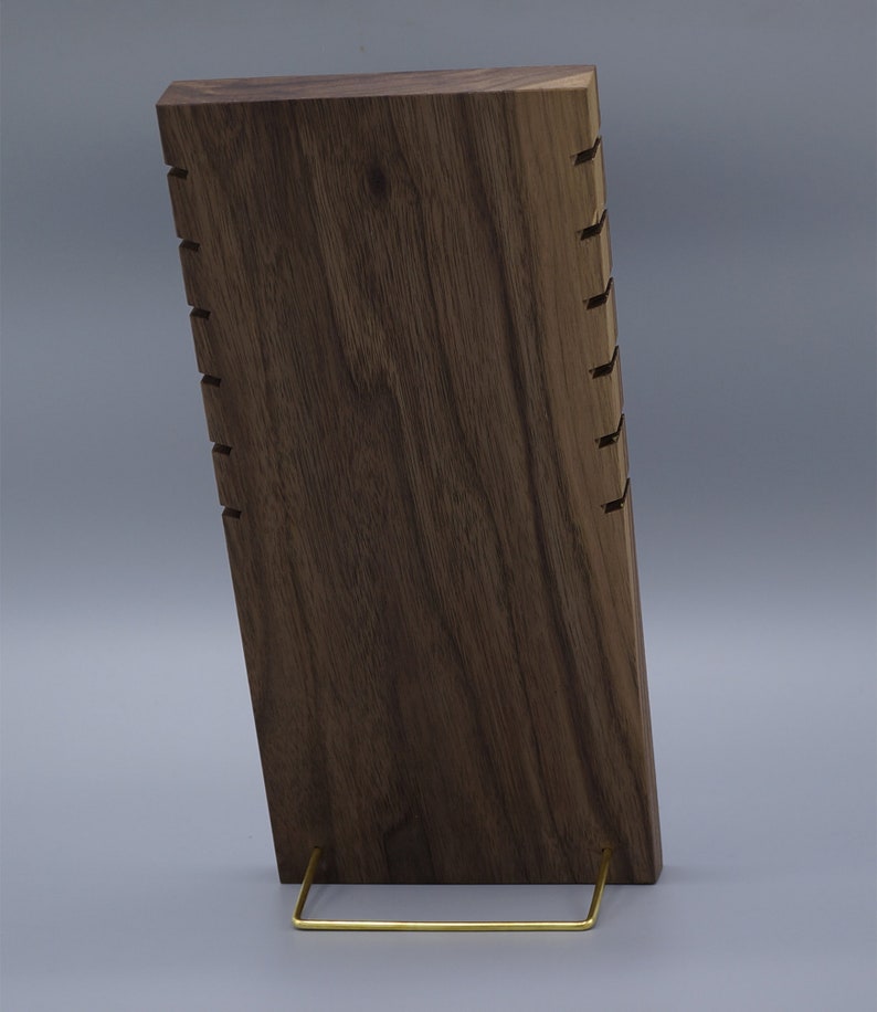 Walnut Wood Jewelry Display Necklace Bust Wooden Jewelry - Etsy