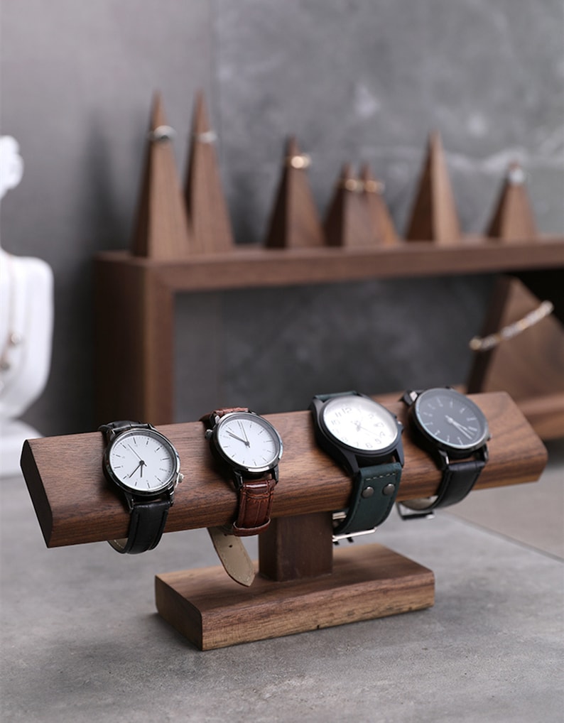 Walnut Wood Display T-BAR Watch/bracelet Display Jewelry - Etsy