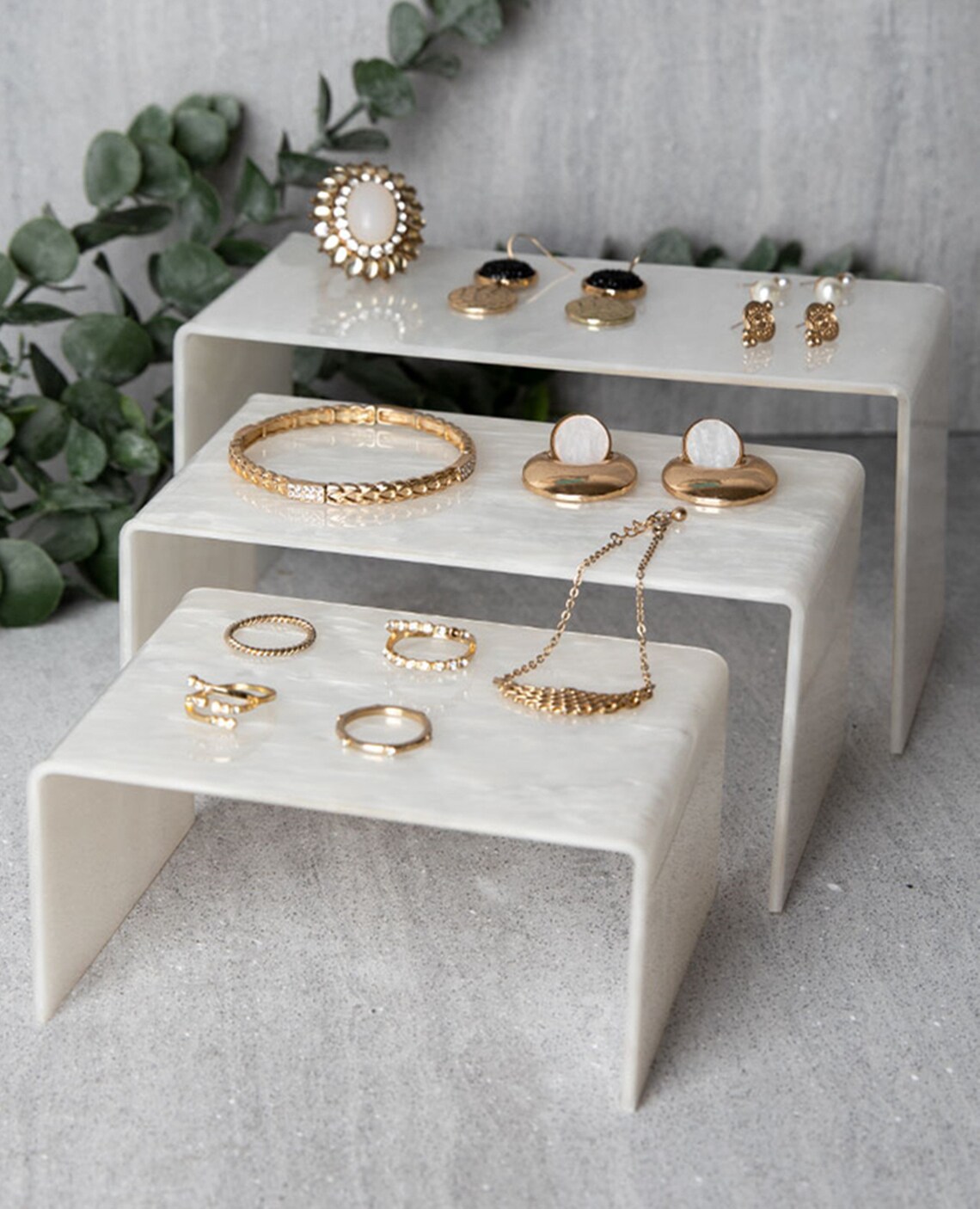 Acrylic Jewelry Display Jewelry Display Tray White Jewelry - Etsy