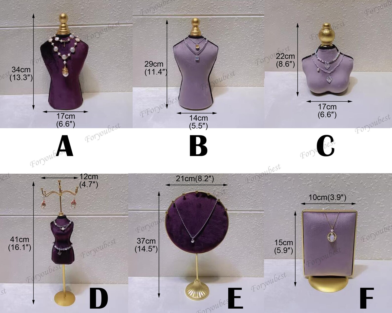 Purple Jewelry Display, Velvet Jewelry Display, Jewelry Photography ...