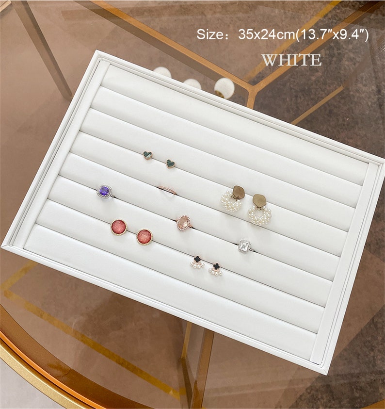 Faux Leather Ring Display Ring Organizer Stand Ring Stand | Etsy