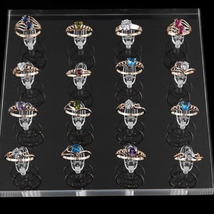 Acrylic Ring Display, Acrylic Jewelry Display, Ring Stand Holder DS1493 ...