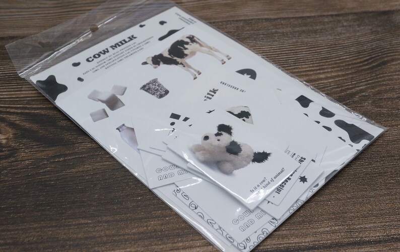 Cow and milk Sticker Set Stickers Pack Decorative sticker | Etsy