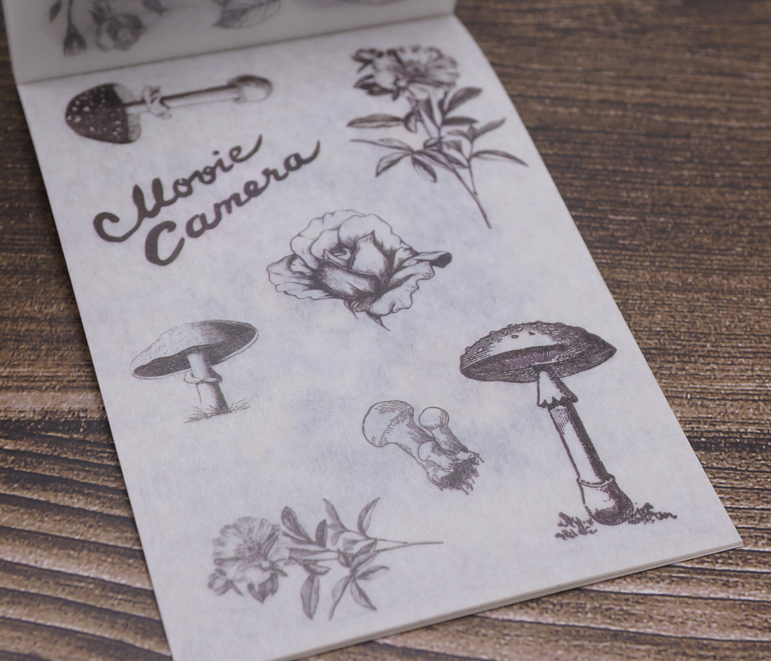 Plants Sticker Book Mushroom Stickers TZ3247 | Etsy