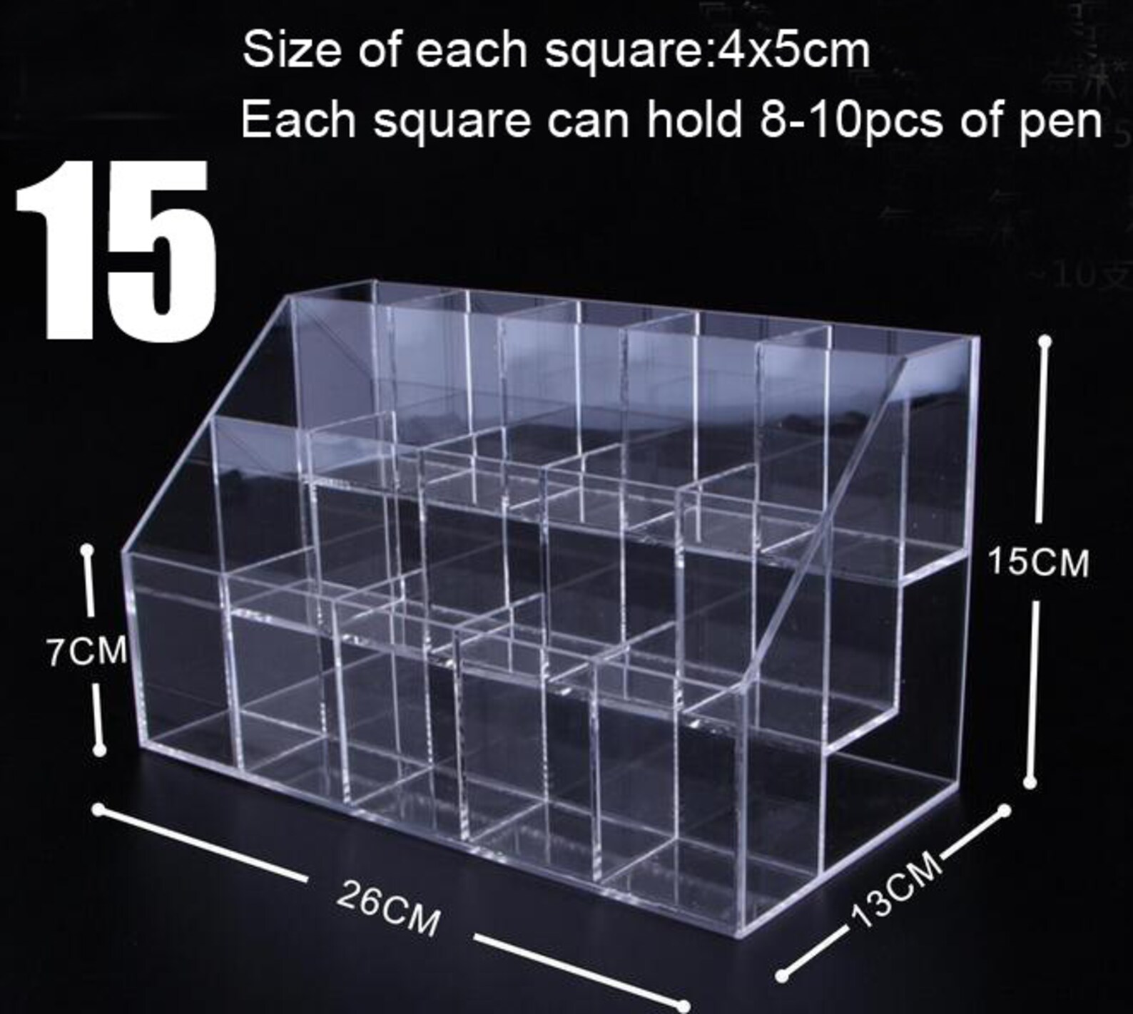 Acrylic Marker Storage Rack Markers Holder/makeup Brush / | Etsy
