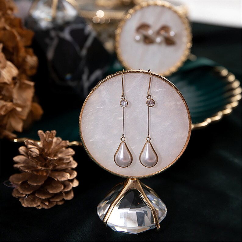 White Earring Display White Jewelry Organizer Stand White - Etsy