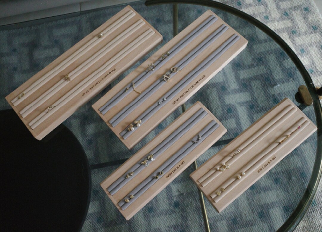 Black Walnut Ring Display, Jewelry Organizer Stand, Ring Stand Holder ...