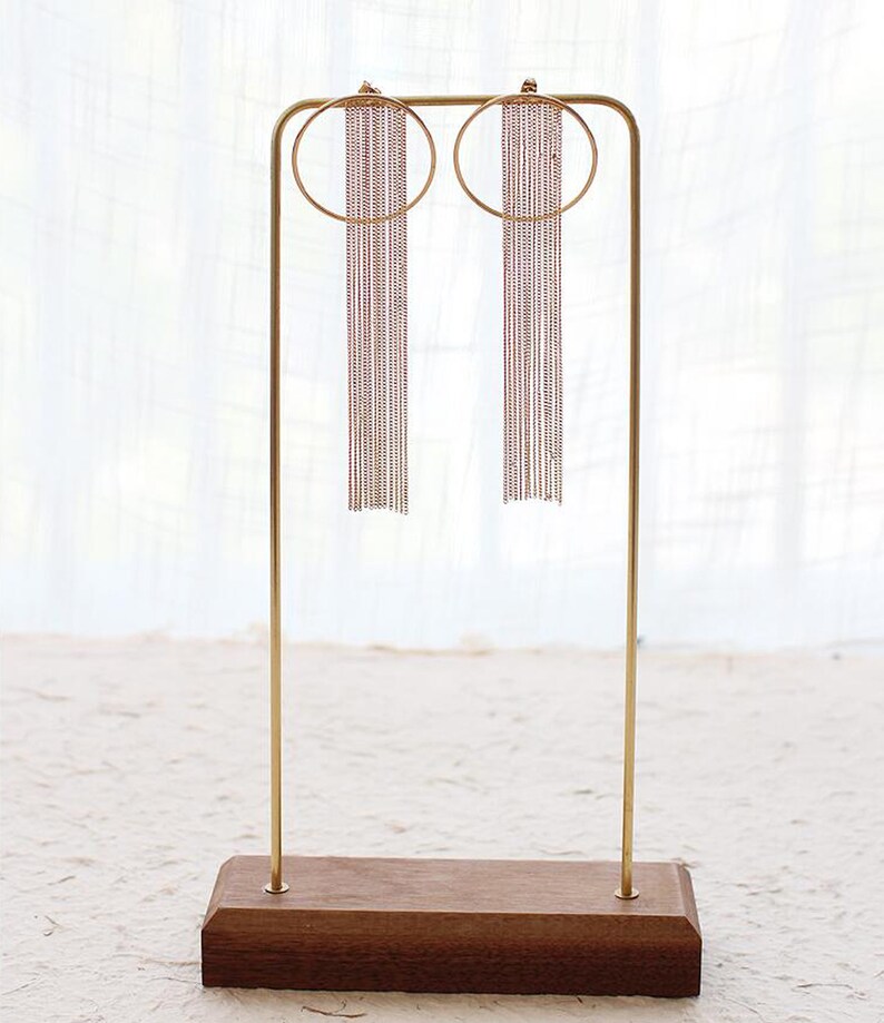 Walnut Wood Jewelry Display Wood Ring Stand Holder Wood | Etsy