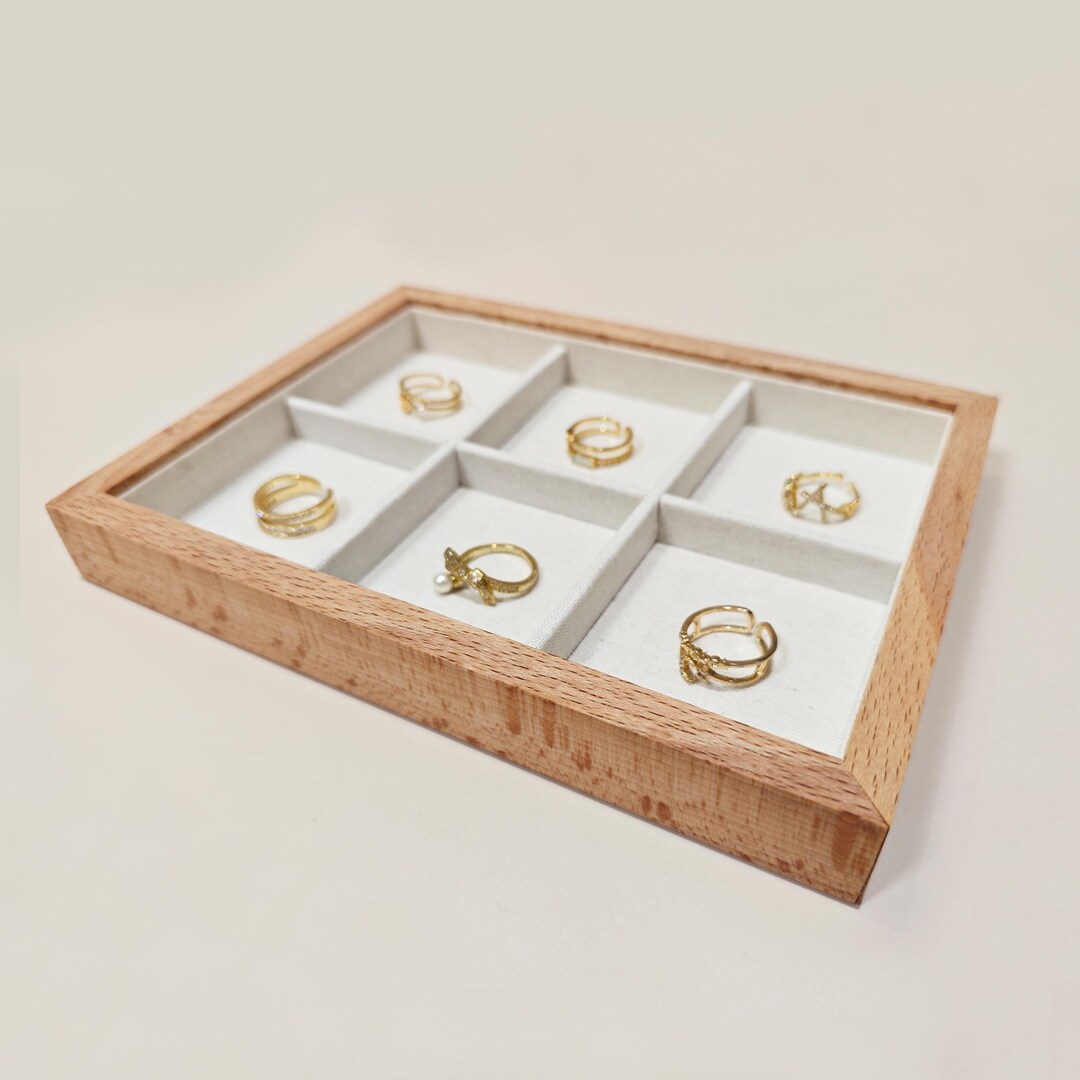 Linen Jewelry Trays, Ring Display Trays, Jewelry Display Tray DS2471 - Etsy