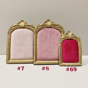 Velvet Pink Jewelry Display Frame, Earring Display Stand, Earring ...