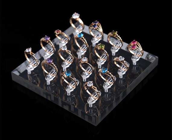 Acrylic Ring Display Acrylic Jewelry Display Ring Stand - Etsy