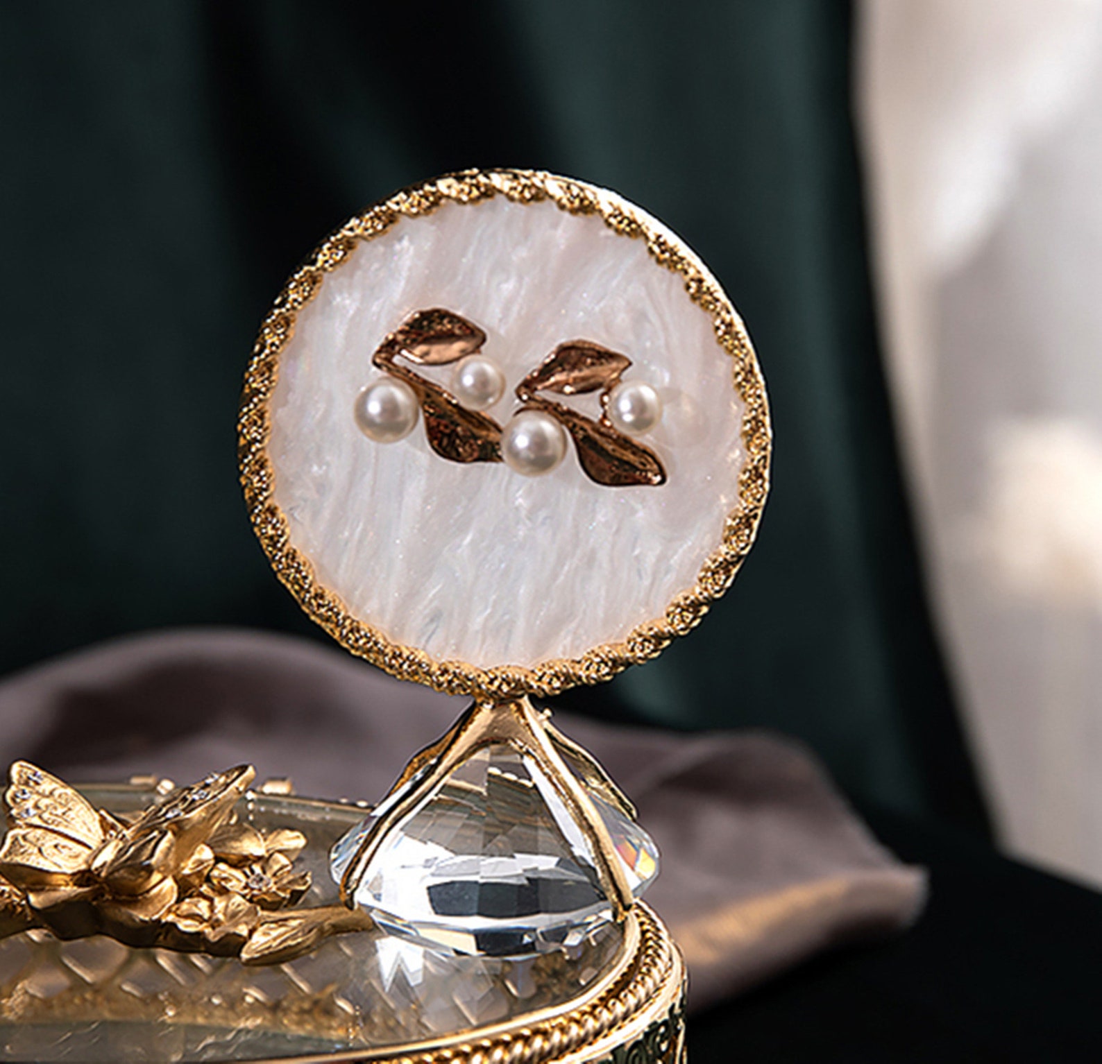 White Earring Display White Jewelry Organizer Stand White - Etsy