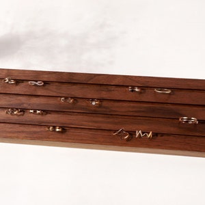 Walnut Wood Earring Display, Walnut Earring Card, Walnut Earring Holder ...