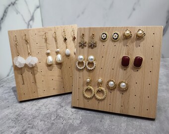 Walnut Wood Jewelry Display Wooden Jewelry Organizer - Etsy