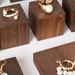 Walnut Wood Jewelry Display, Wooden Jewelry Organizer Stand, Ring Stand ...