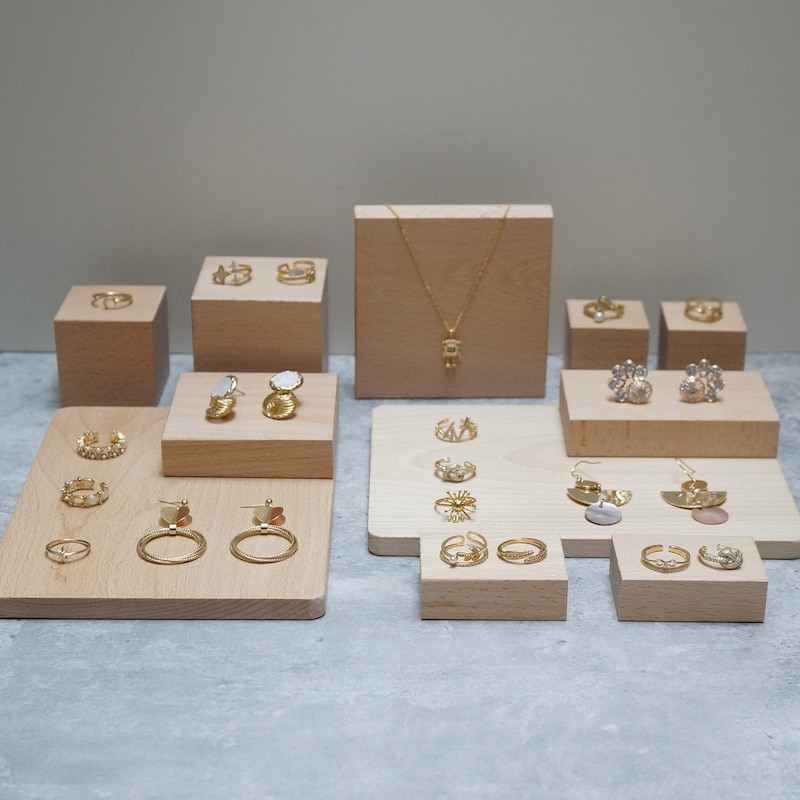Wood Jewelry Display - Etsy