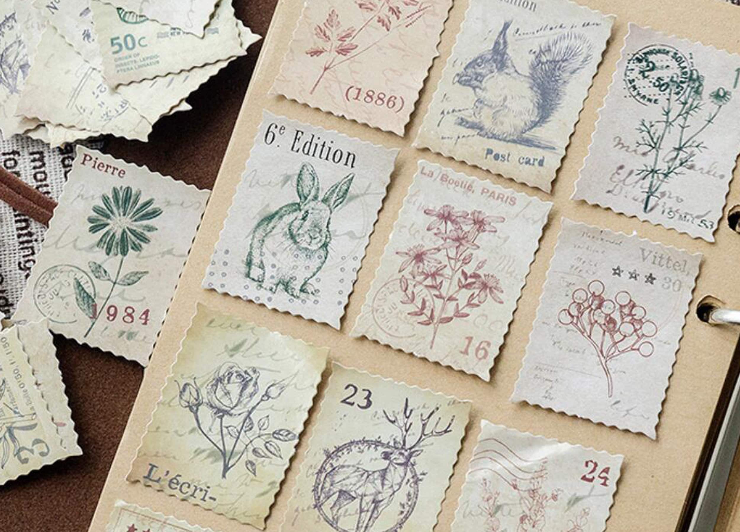 Small Forest Post Office Stickers Pack Sticker Set Kiss-Cut | Etsy