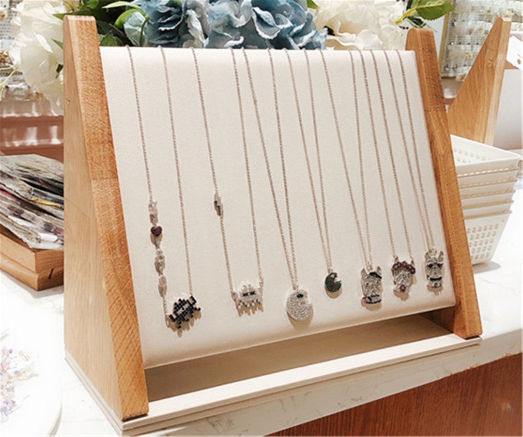 Wood Necklace Stand, Pendant Stand, Necklace Holder DS1197 - Etsy