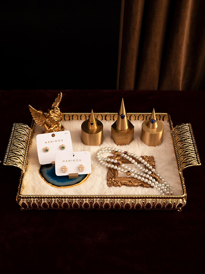 Gold Jewelry Organizer Trays Jewelry Display Accessories - Etsy