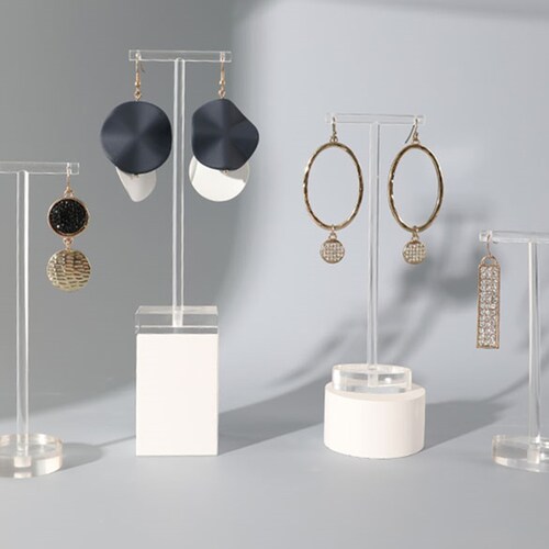T-bar Earring Stand Gold Jewelry Display Gold Jewellery - Etsy