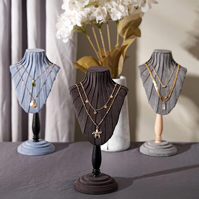 Necklace Bust, Necklace Holder, Mannequin Display, Jewelry Display ...